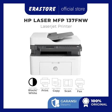 Hp Laser Mfp Fnw Printer Original Zb A Lazada Indonesia