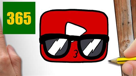 COMMENT DESSINER LOGO YOUTUBE KAWAII ÉTAPE PAR ÉTAPE Dessins kawaii