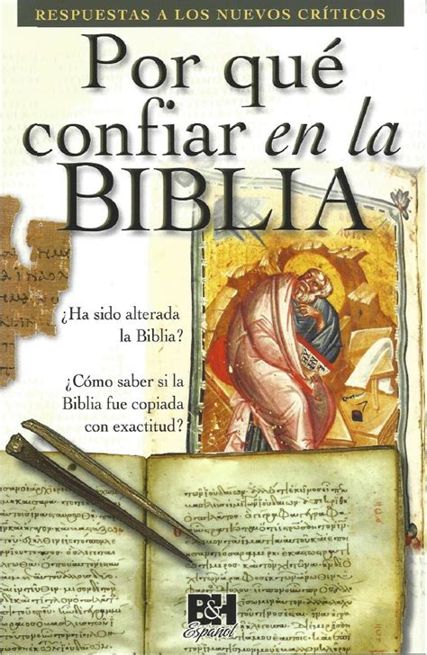 Por Que Confiar En La Biblia Institute For Religious Research