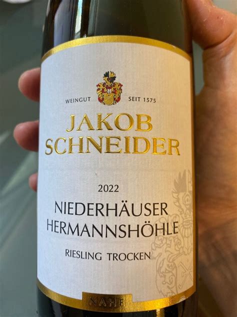 Weingut Jakob Schneider Niederh User Hermannsh Hle Riesling