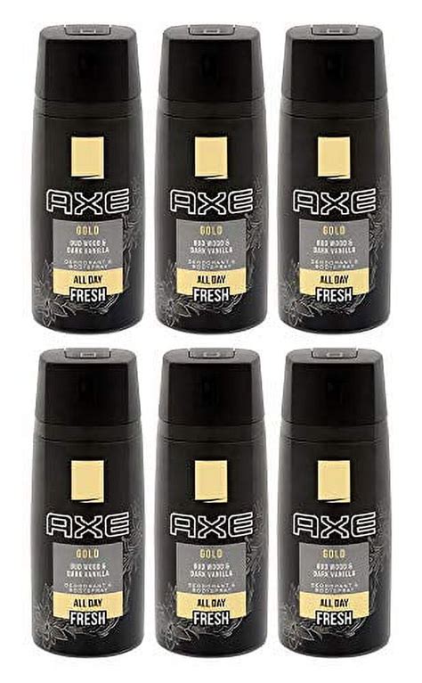Axe Body Spray Gold Oud Wood Dark Vanilla 150ml 5 07oz Walmart