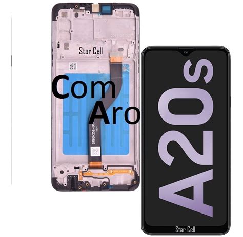 Tela Frontal Original A20s Aro película 3d capinha cola