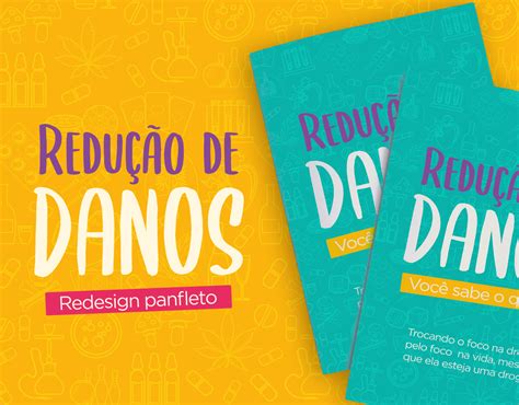 Redesign Panfleto Redu O De Danos Caps On Behance