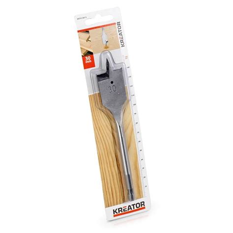 Kreator KRT010813 Forets plats à bois Ø 30x152mm Varo