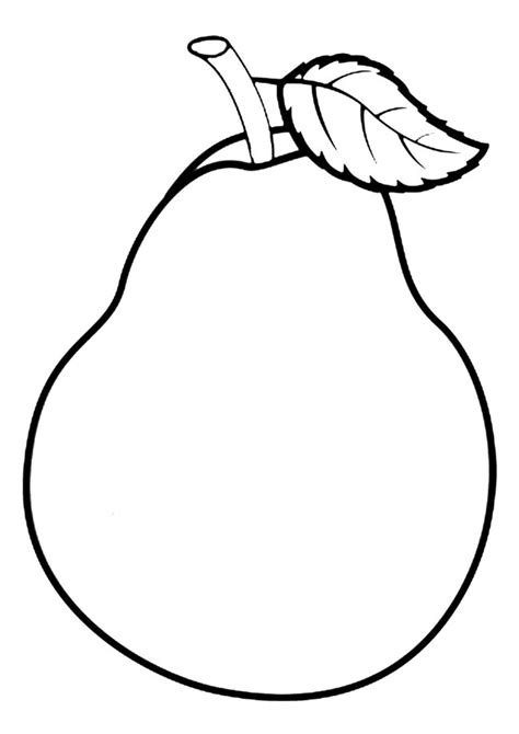 35 Desenhos De Pera Para Imprimir E Colorir Pintar