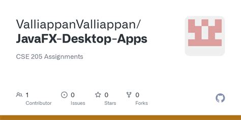 github valliappanvalliappan javafx desktop apps cse 205 assignments