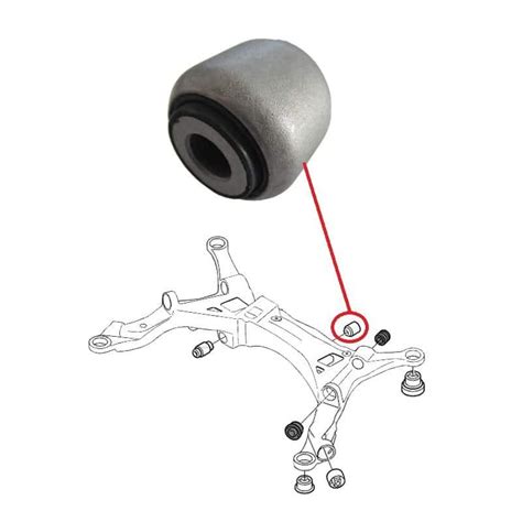 Silentbloc d essieu arrière pour Volvo S60 S80 V70 V70XC SILENTBLOCKS