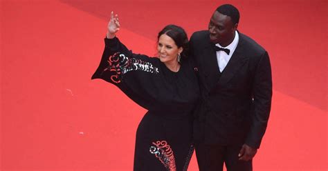Omar Sy Et Sa Femme H L Ne Mont E Des Marches Du Film Top Gun