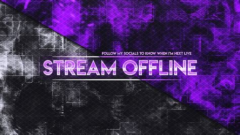 Vx Pro Purple Animated Purple Twitch Overlay For