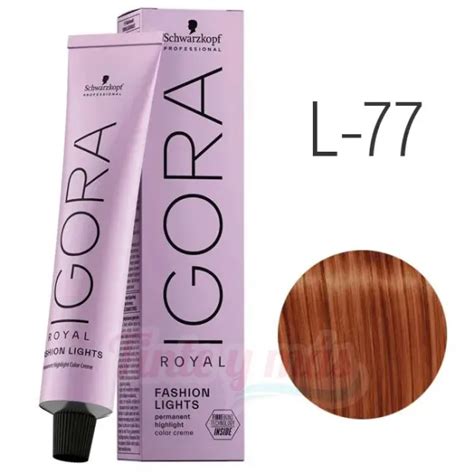 Tinte Cobrizo Intenso L77 De Schwarzkopf Igora Royal