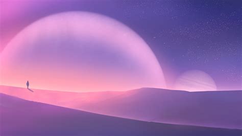 X Resolution Sci Fi Landscape Purple P Laptop Full Hd