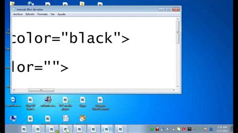 Html Como Poner Color Youtube