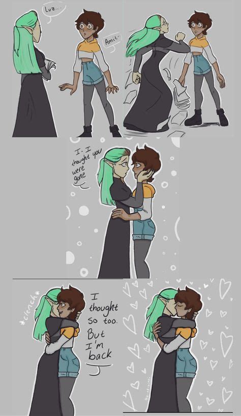 Owl House Amity X Luz Kiss Comic