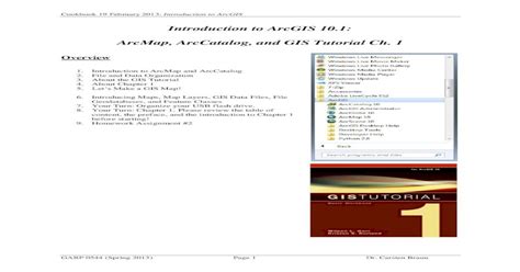 introduction to arcgis 10 1 arcmap arccatalog and gis tutorial [pdf document]