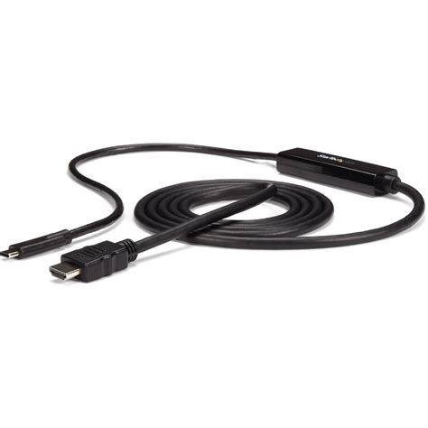 StarTech USB C To HDMI Adapter Cable 3 3 CDP2HDMM1MB B H