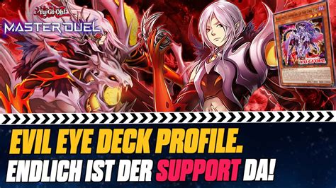 Yu Gi Oh Master Duel Evil Eye Deck Profile Deutsch YouTube