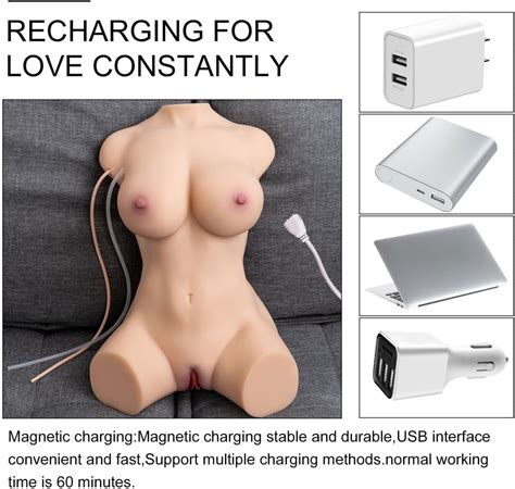 AUSLOVE Muñeca sexual vibratoria de succión automática masturbador