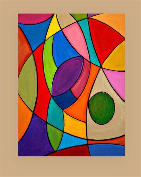 Brillante Colorido Original Pintura Abstracta Gran Pared Arte Etsy