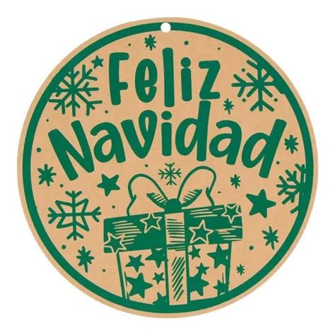 Esfera Navide A Decorada Colores Mdf Arbol Cm Mylin Pz Color Meses
