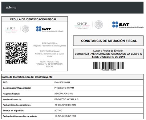 Qué es y para qué sirve una constancia de situación fiscal Constancia
