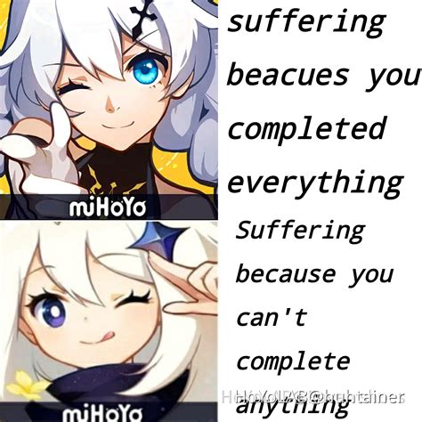 Honkai And Genshin Impact Meme Honkai Impact 3rd Hoyolab