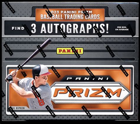 Panini Prizm Baseball Hobby Box Mvp Sports Cards