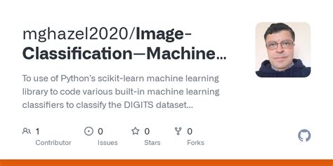 GitHub Mghazel2020 Image Classification Machine Learning Python
