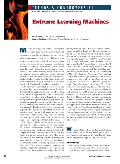 pdf extreme learning machines