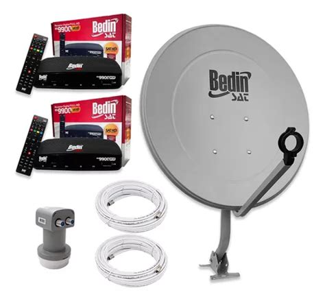 Kit Nova Parab Lica Banda Ku Cm Duplo Bedinsat Bs S Parcelamento