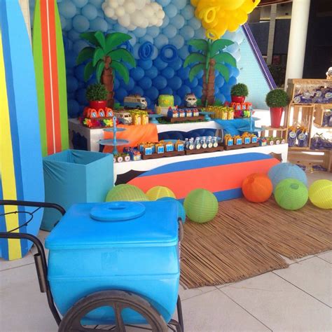 Decoração De Festa Infantil Na Beira Da Piscina Essa Decoração