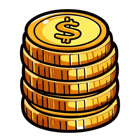 Geld M Nzen Clip Art Transparent Hintergrund Png