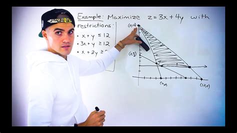 qms 110 ryerson university optimize objective function linear programming youtube