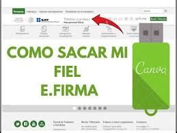 Cómo hacer una firma electrónica del SAT Tramites online