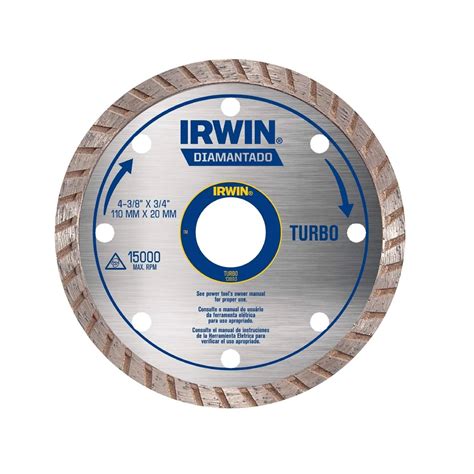 Disco Diamantado Turbo 110x20mm IRWIN