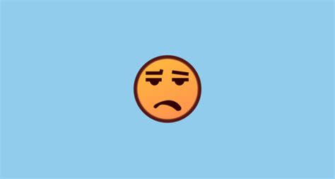 Cara Con El Ceño Fruncido Y La Boca Abierta Emoji on emojidex 1 0 33