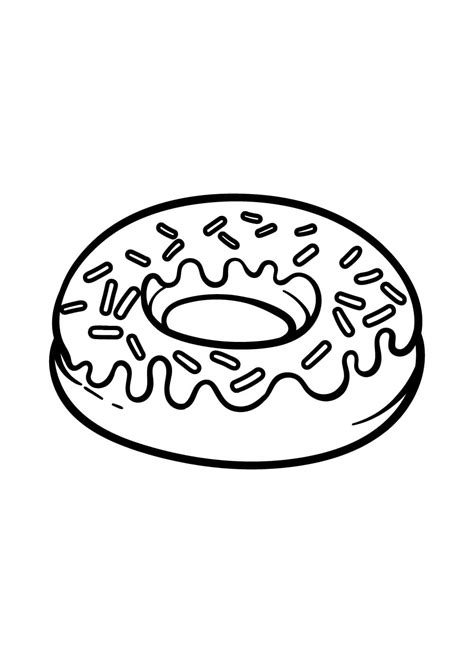 Desenhos De Rosquinha Para Colorir
