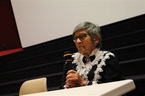 Bourbon Lancy La conférence de Ginette Kolinka rescapée de la Shoah