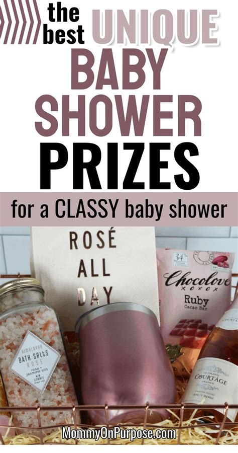 20 Best Baby Shower Prizes Baby Shower Prizes Shower Prizes Baby