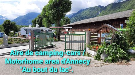 Aire De Camping Cars D Annecy Au Bout Du Lac RV Motorhome Area