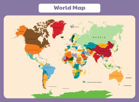 World Map Large Print Out