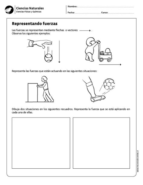 Representando Fuerzas Ciencias Naturales Ciencias Fisicas Cuadernos