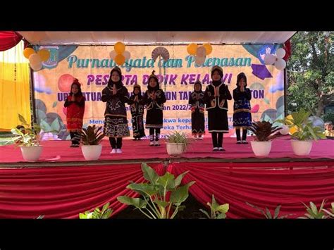 Tari Kreasi Wonderland Indonesia Purnawiyata Dan Pelepasan Siswa