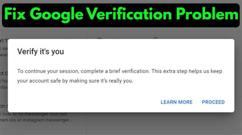 Fix Verify It S You Google Account Youtube Verify It S You Problem