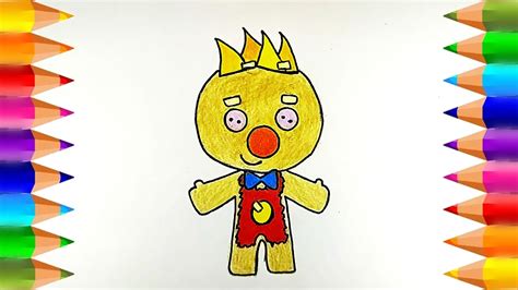 Cómo dibujar y colorear a Pin Pon de Plim Plim Dibujos para niños