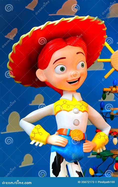 Disney Pixar Toy Story Cowgirl Jessie Editorial Stock Photo Image Of