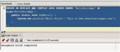 java stored procedure in oracle plsql a simple example oracle apps hot sex picture