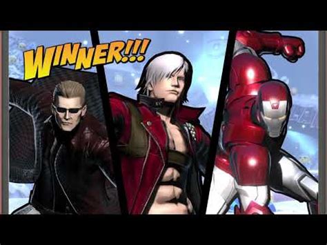 Requested ULTIMATE MARVEL VS CAPCOM 3 Iron Man Dante Wesker Arcade