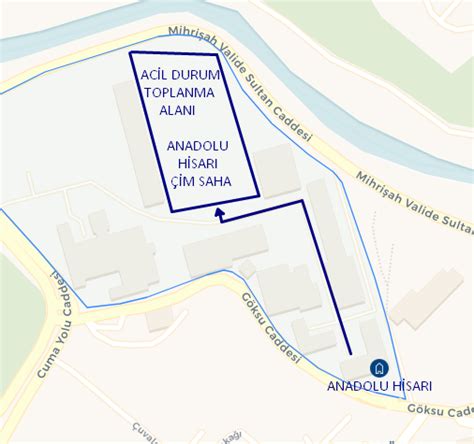 Yurtlar ve Konutlar Şube Müdürlüğü Afet ve Acil Durum Toplanma Alanları