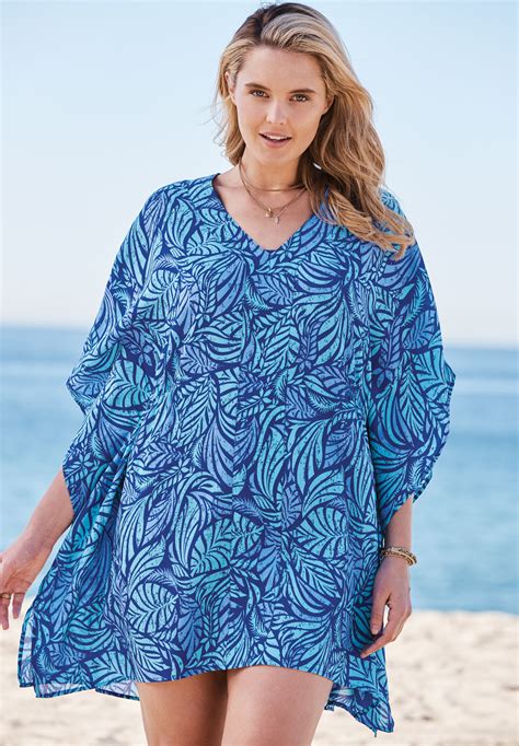 Caftan Coverup Plus Size Swimsuit Cover Ups Roaman S
