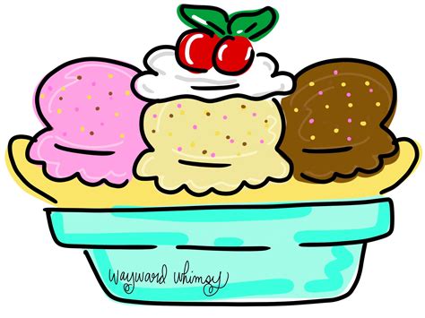 Kits How To Printing Printmaking Visual Arts Ice Cream Sundae Door